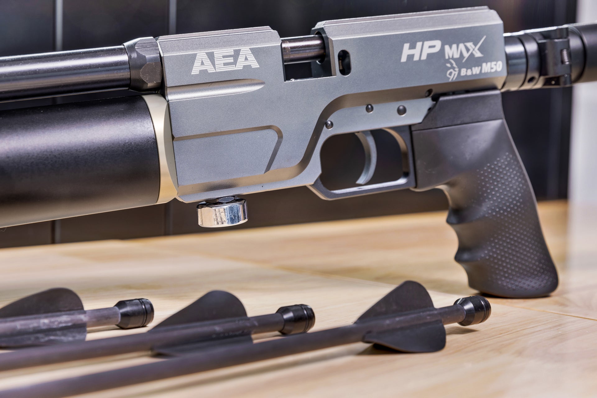 BINTAC M50 WITH 3 ARROWS - M457 Air Rifle - 22” BARREL - .45 Caliber ...